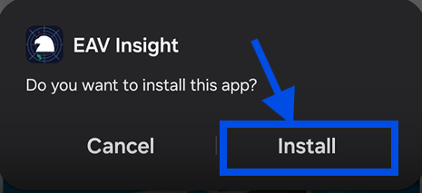 Installing the EAV Insight App on Android, Apple, and RC